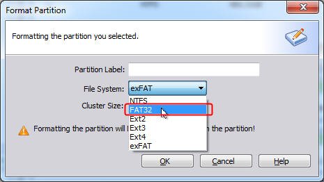 How to Convert exFAT to FAT32 Windows 7/8/10?