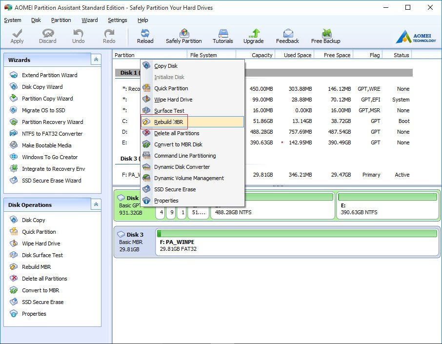 How to Repair EFI Bootloader on a GPT HDD in Windows 7/8/8.1/10?