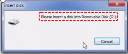 Solved: Please Insert a Disk into Removable Disk