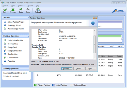 Comment étendre la partition système, élargir et agrandir la partition C: pour Windows 8/7/XP ...