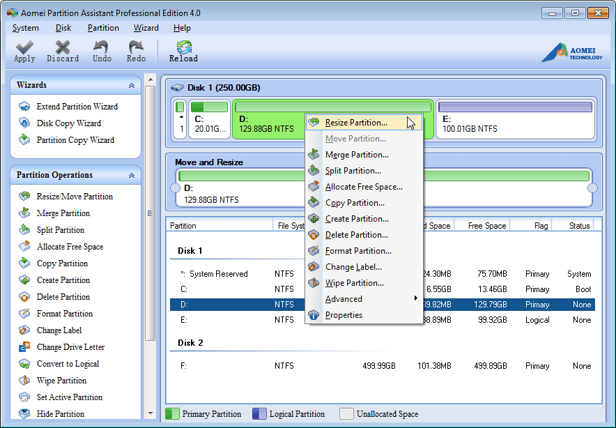 Comment étendre la partition système, élargir et agrandir la partition C: pour Windows 8/7/XP ...