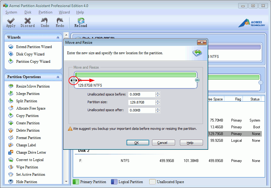 Comment étendre la partition système, élargir et agrandir la partition C: pour Windows 8/7/XP ...