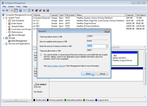 Comment étendre la partition système, élargir et agrandir la partition C: pour Windows 8/7/XP ...