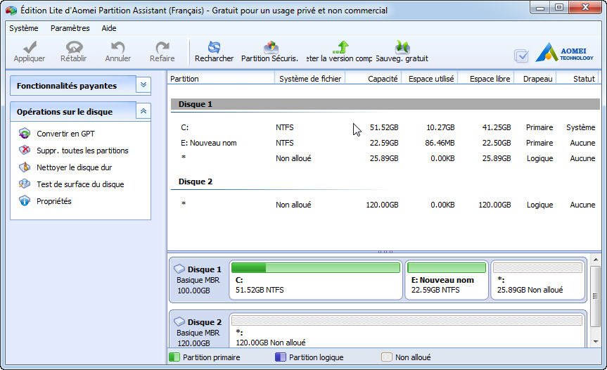 Le meilleur gestionnaire de partition gratuite pour Windows Server 2016