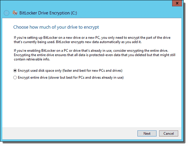 How to Enable BitLocker on Windows Server 2016/2019