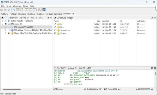 How to Use DMDE for Restoring Deleted Files?