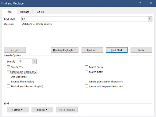 How to Search for Words in a Word Document and Recover Data