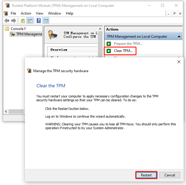 [Answered] Is It Safe To Clear The TPM Windows 10? How to Clear It?