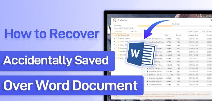 How to Recover Accidentally Saved Over a Word Document