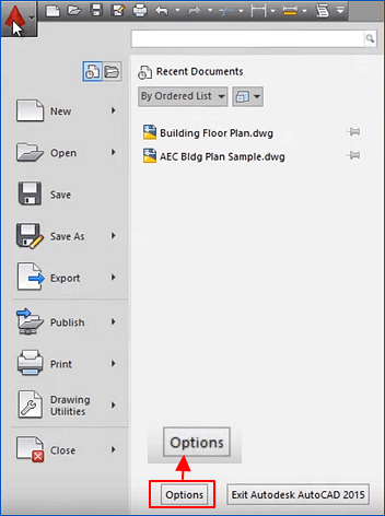 autocad icon missing