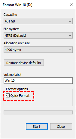 How to Reformat a USB Drive in Windows 10/11