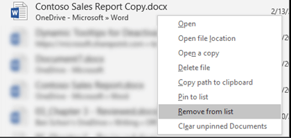 How to Fix Word Recent Documents Not Showing