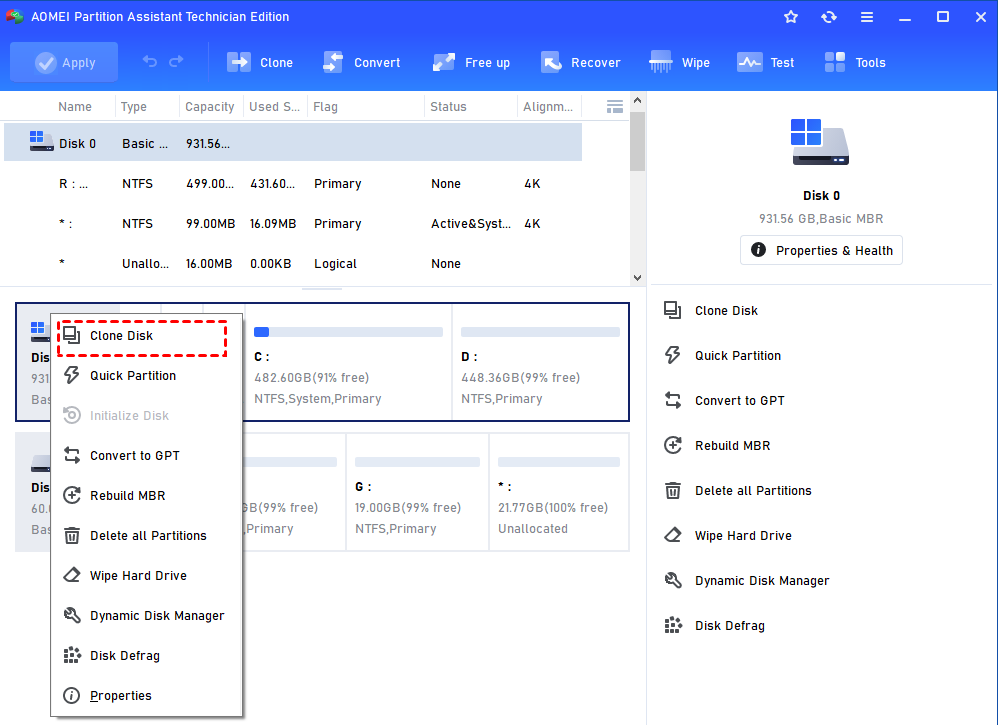 Portable Disk Cloning Software for All Windows PC Users