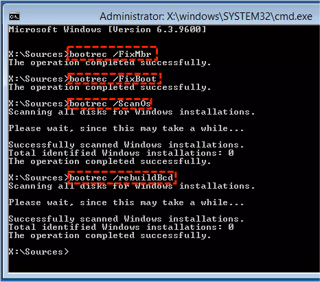 Tutorial: Reparar MBR desde símbolo del sistema en Windows 11, 10, 8, 7
