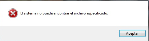 Cómo Solucionar el Problema El Sistema No Puede Encontrar el Archivo ...