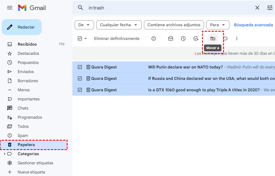 [Tutorial] ¿Cómo Recuperar Fácilmente los Correos Eliminados en Gmail?