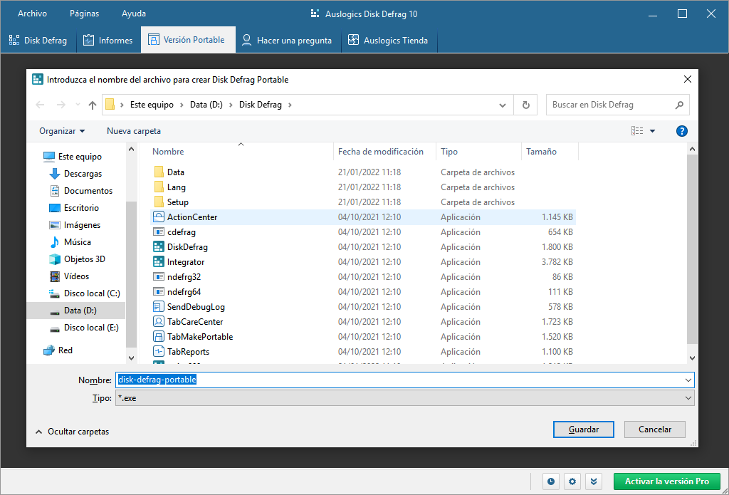¿Cómo utilizar Auslogics Disk Defrag Portable y su alternativa?