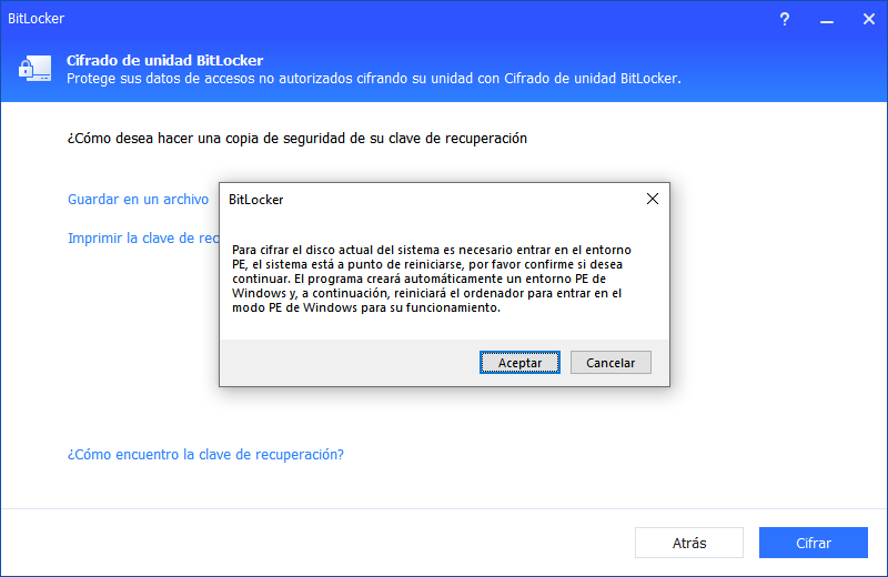 Cómo Habilitar Cifrado de Unidad de Sistema Bitlocker en Windows 10 Home