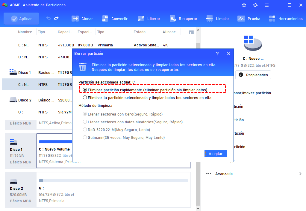 ¿Cómo restaurar memoria USB a su estado original en Windows 10, 8, 7?