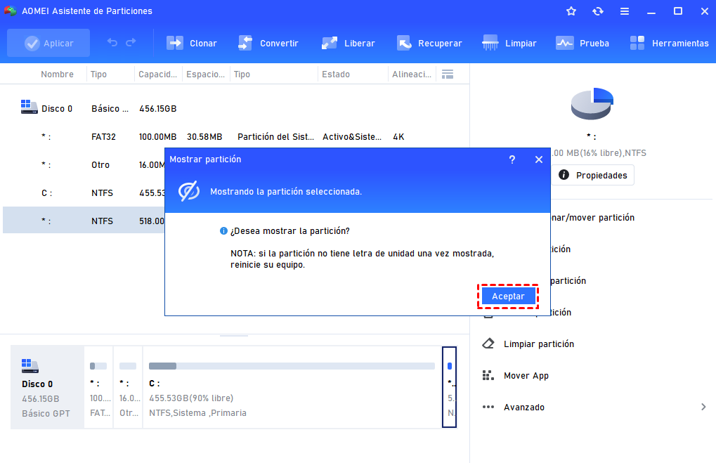 ¿Cómo Acceder a la Partición Oculta del Disco Duro en Windows 11, 10, 8, 7?