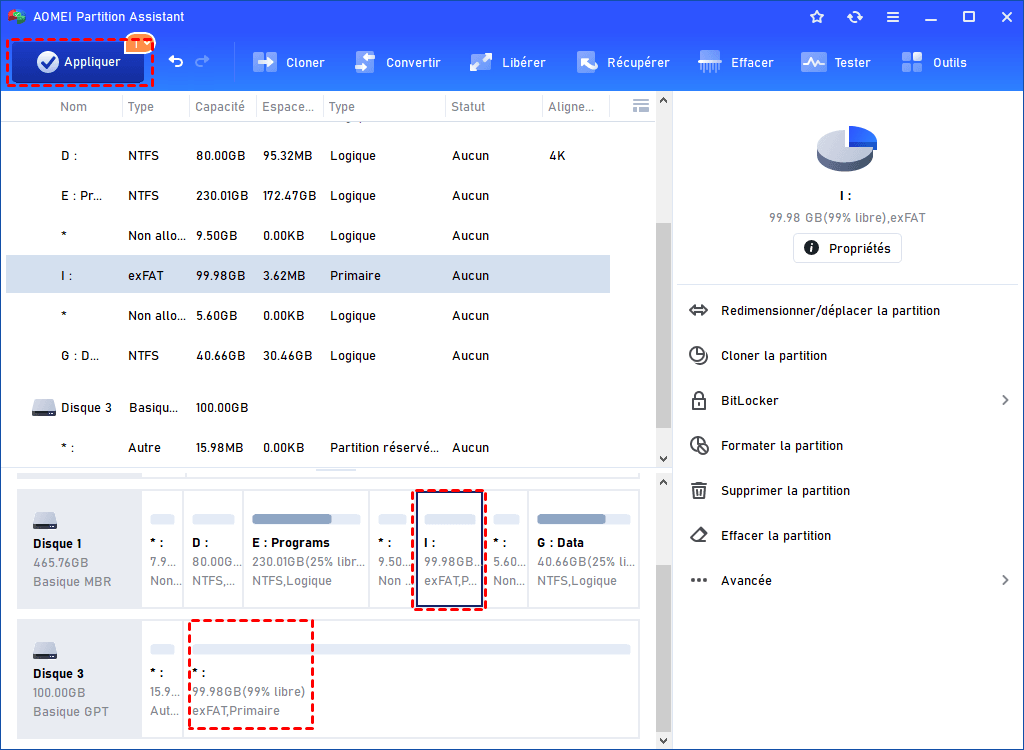 [Gratuit] Copier une partition exFAT sur un autre disque de manière ...