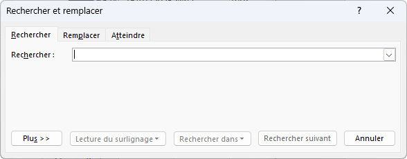 Comment rechercher un mot dans un document Word et récupérer des données