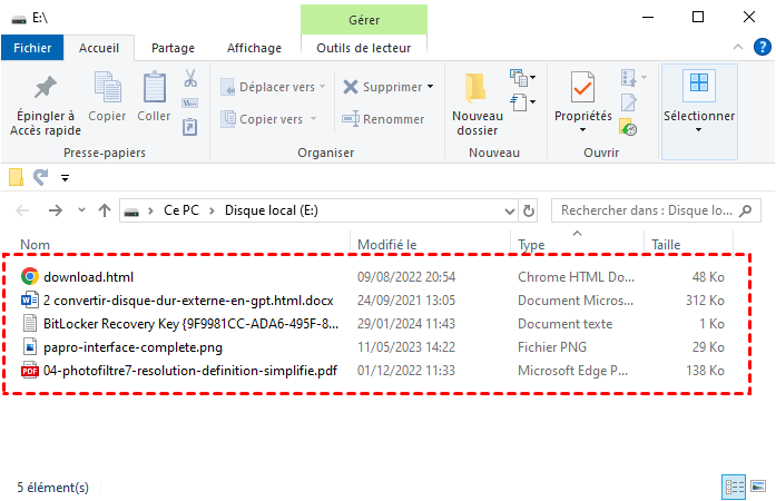 Comment récupérer un fichier HTML supprimé en toute simplicité